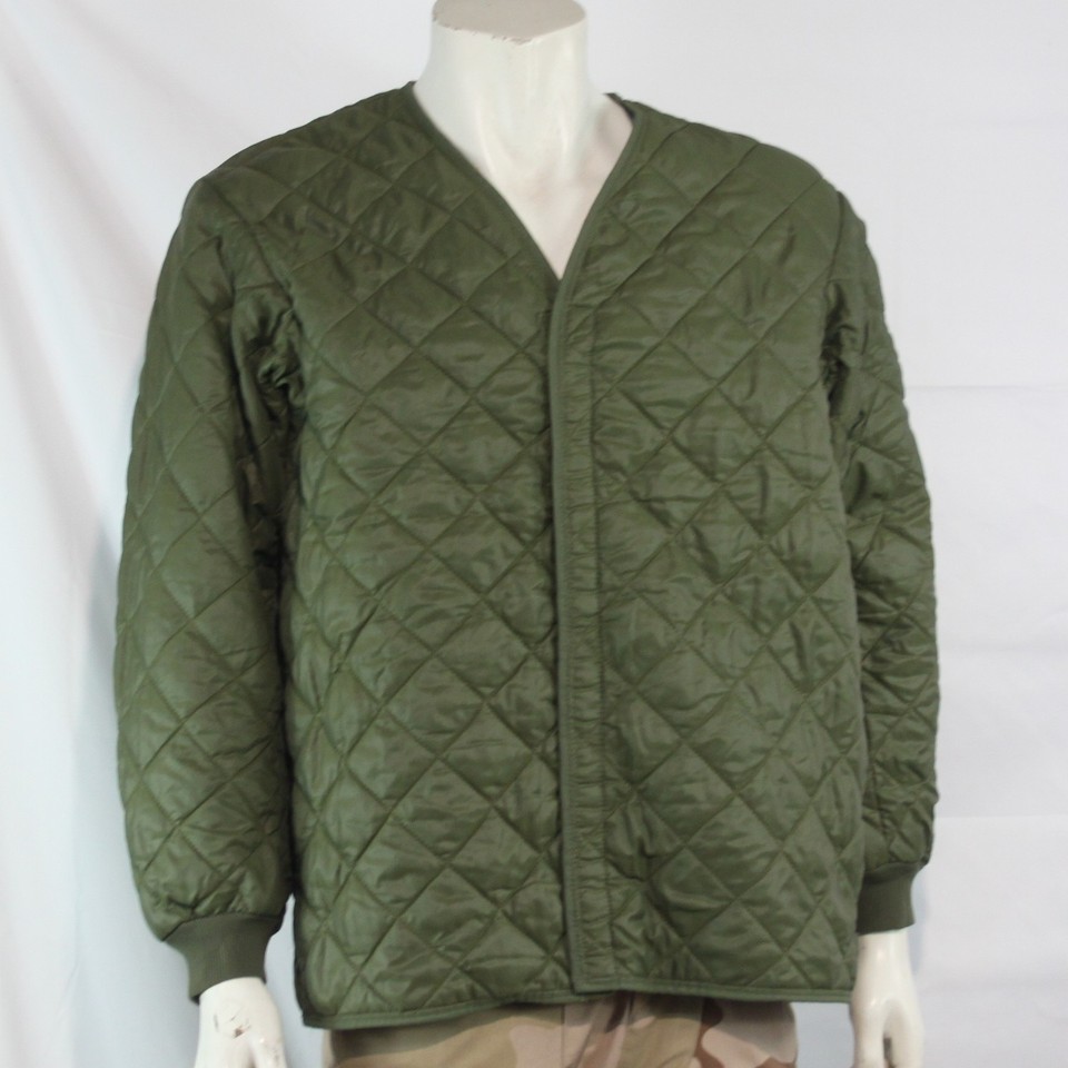NEW Genuine Surplus Belgian Army Quilted Liner Jacket Thermal Winter ...