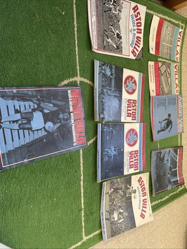 9 Aston Villa Football Programmes 1965-72 | eBay UK