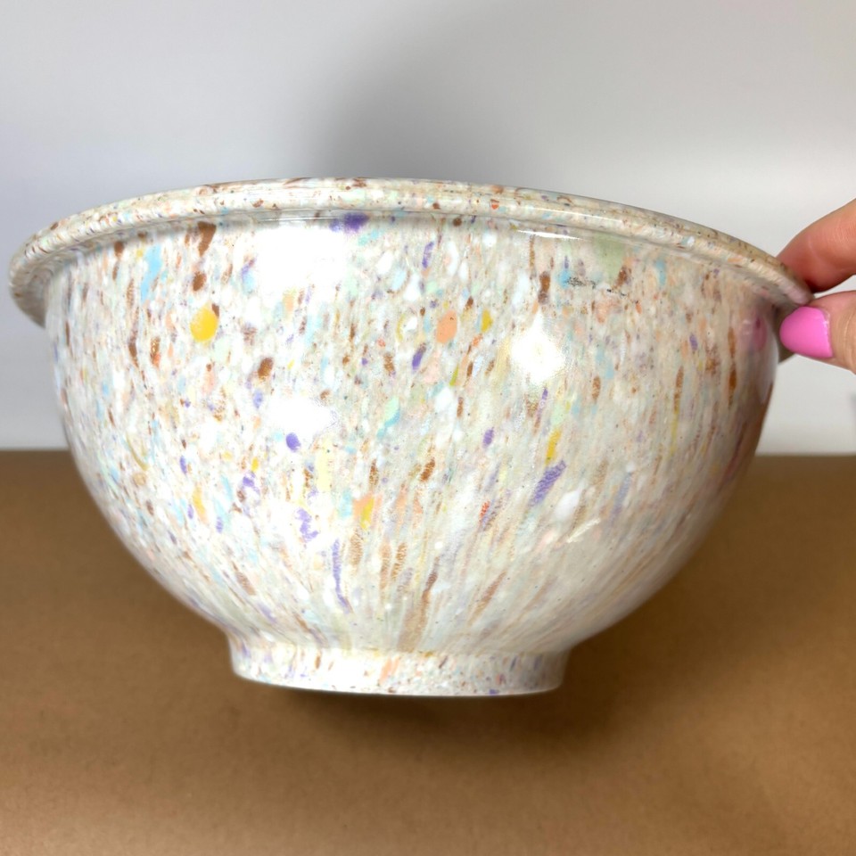Texas Ware Confetti Spatter 10" Mixing Bowl #118 Speckle Melamine | eBay