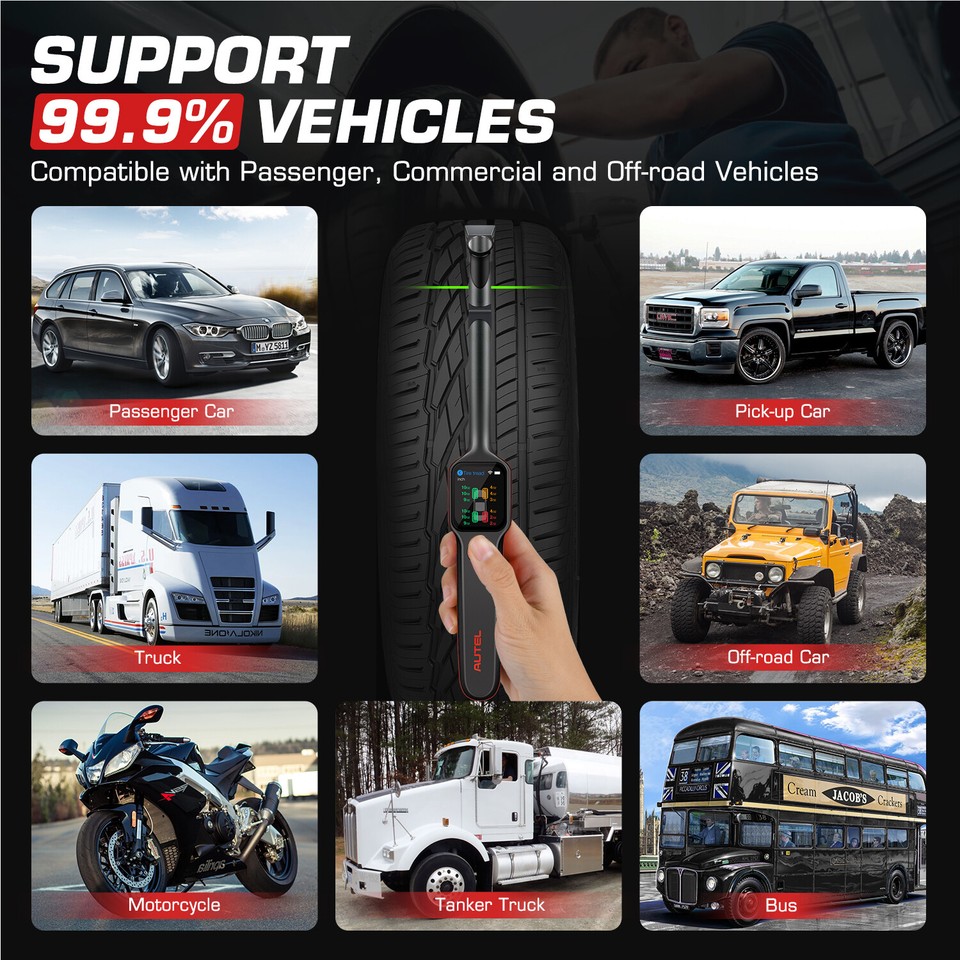 BMW Tire Tread Depth Brake Disc Wear Detector Scanner for Car Repair ...