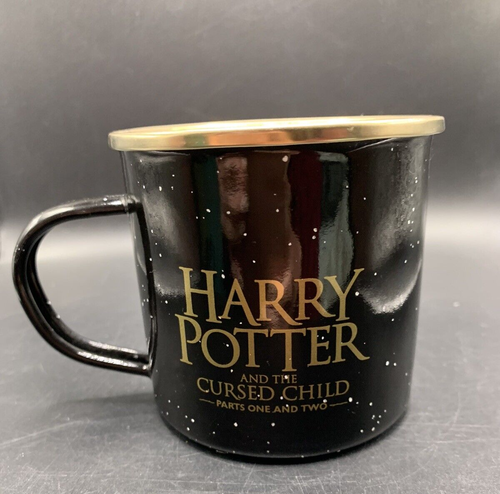 Harry Potter and the Cursed Child Speckled Tin BLACK GOLD Camping Cup ...