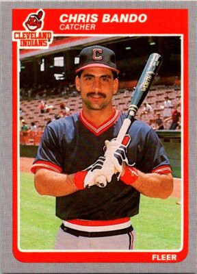 1985 Fleer Baseball 438 Chris Bando | eBay