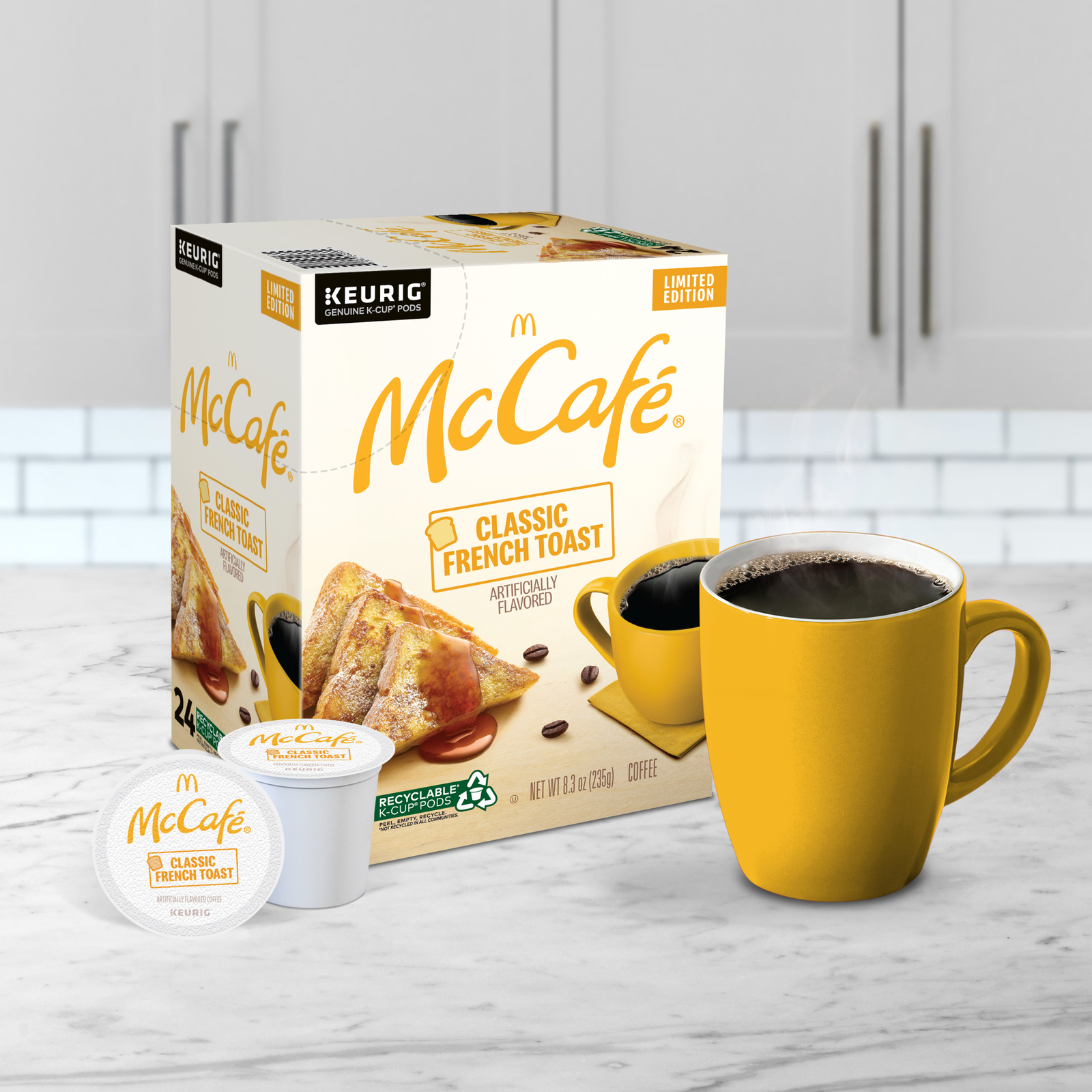 McCafe Classic French Toast Coffee, Keurig Single Serve K-Cup Pods, 24 ...