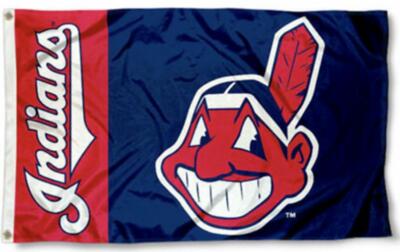 FLAG 3X5 Man Cave 3 x 5 Banner Cleveland Indians Baseball USA ...