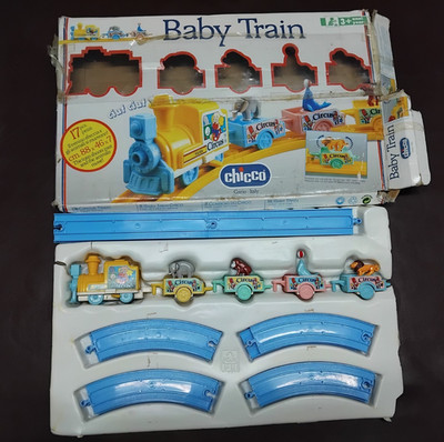 Chicco vintage circus baby train electric train moving complete working ...