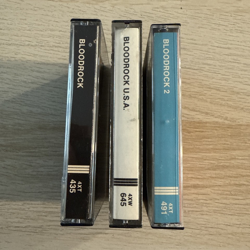 Lot Of 3 Bloodrock Audio Cassette Tape Hard Rock RARE | eBay