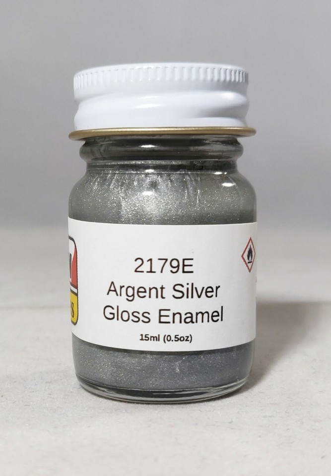MCW Finishes 2179E Argent Silver Semi-Gloss enamel model paint auto | eBay