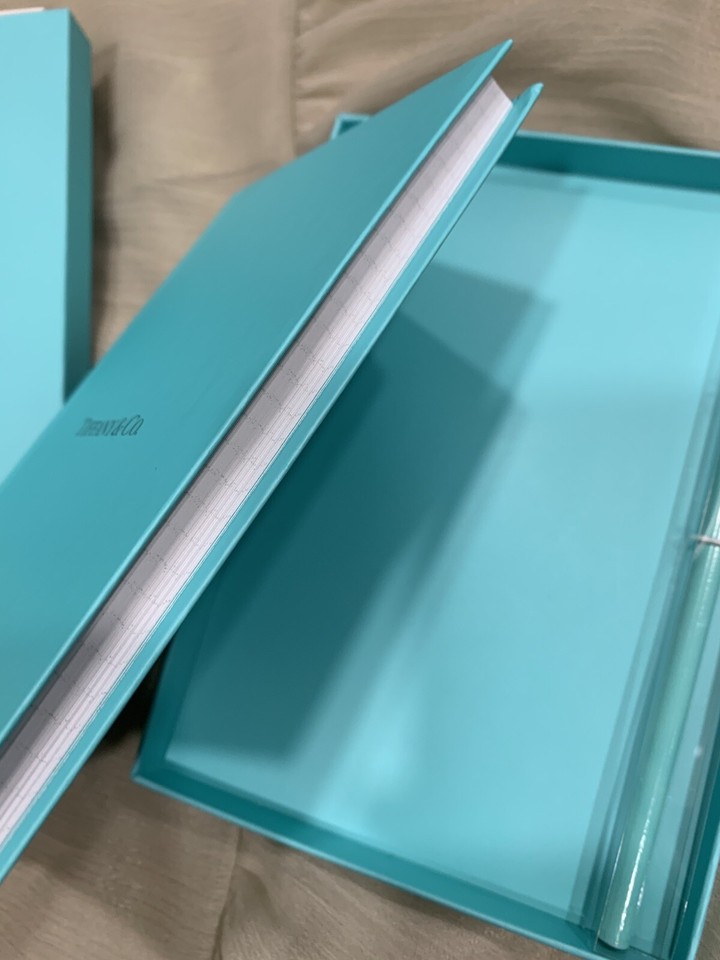 Tiffany Notebook Pencil Set EDP Gift | eBay