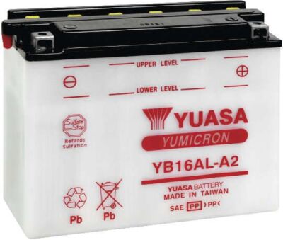 Yuasa 12V Heavy Duty Yumicron Battery For Yamaha XV750 Virago 1981-1983 ...