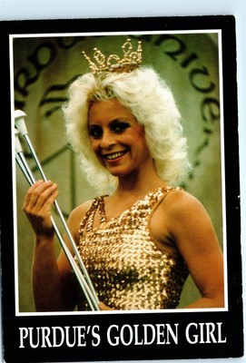 Purdue's Golden Girl Purdue University West Lafayette Indiana Postcard ...