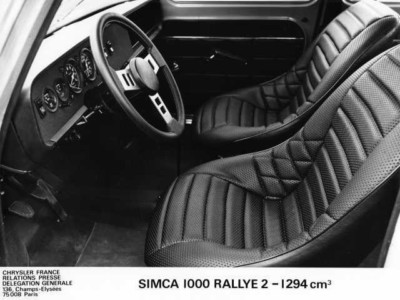 1973 Simca 1000 Rallye 2 Interior Press Photo 0003 | eBay