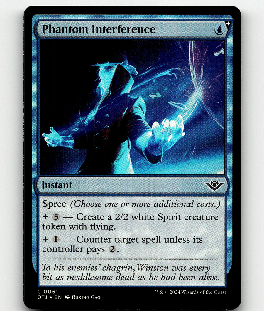 FOIL - MTG Phantom Interference 61 - Outlaws of Thunder Junction | eBay