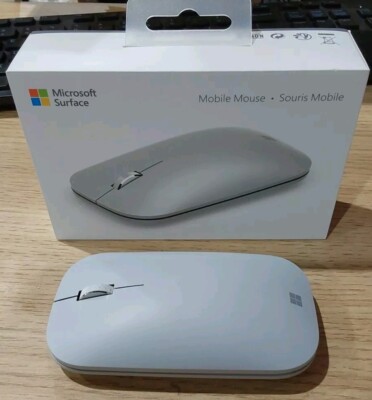 Microsoft Surface Wireless Bluetooth Modern Mobile Mouse Platinum | eBay