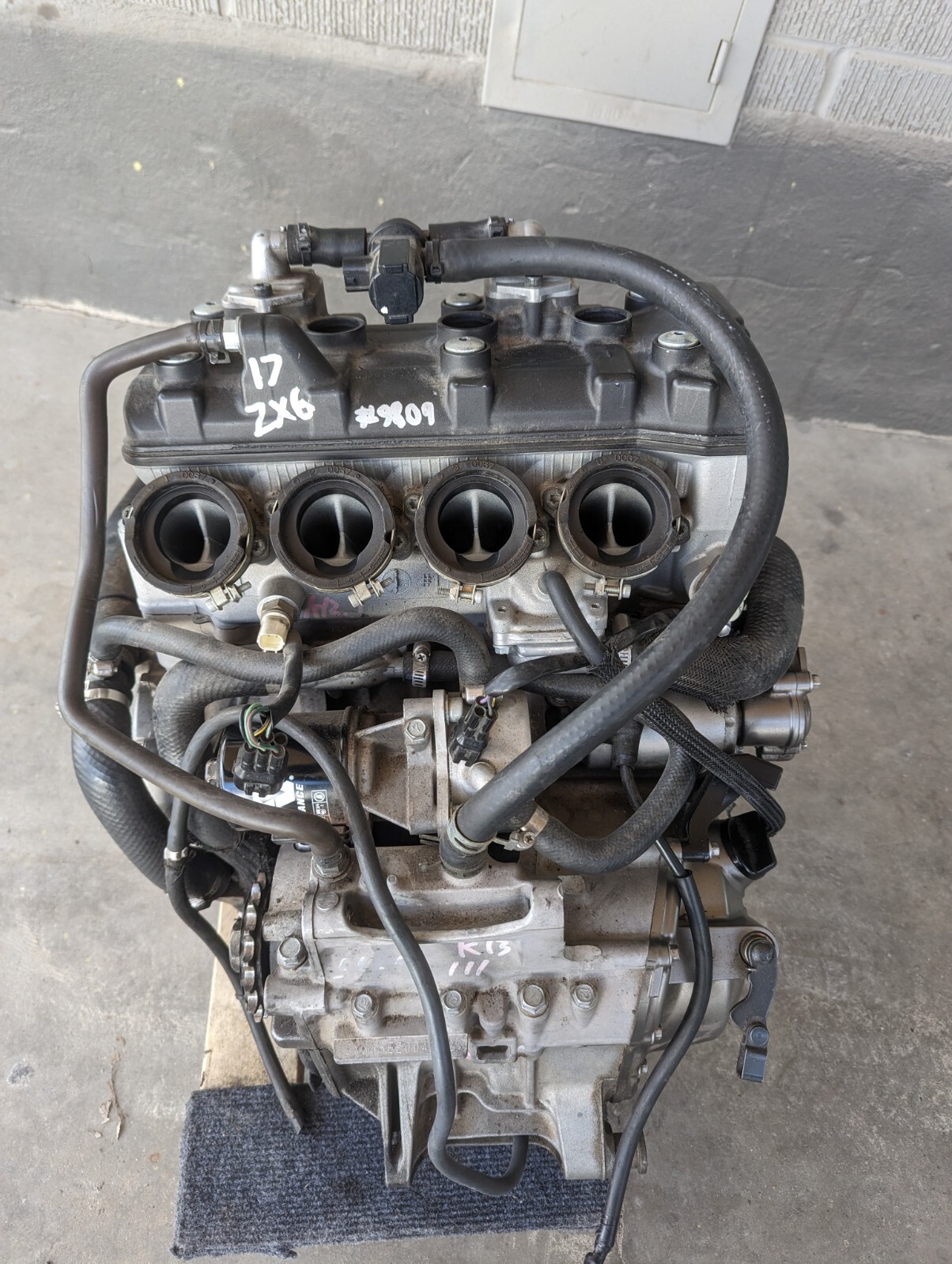 13-23 KAWASAKI NINJA ZX6 ZX6R ZX636 ENGINE MOTOR #9809 14 15 16 17 18 ...