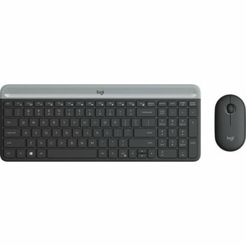 Logitech Slim Wireless Keyboard and Mouse Combo MK470 (Spanish Keyboard ...