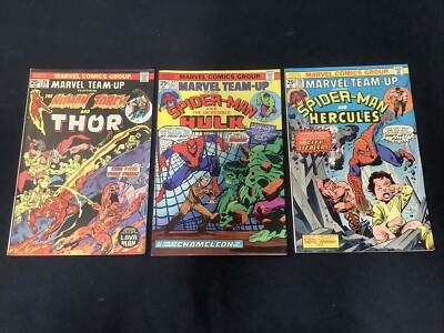 Marvel Team-Up #26-28 Comic Lot, Spider-Man And Thor/Hulk/Hercules | eBay