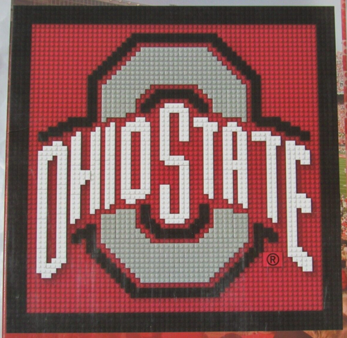 NCAA Ohio State Buckeyes BRXLZ Team Wall Sign Construction Toy 775 pcs ...