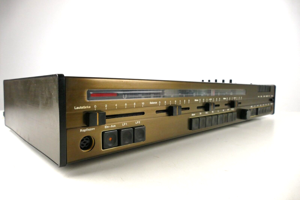 ITT Stereo 5501 Hifi Cassette Casseiver 2x45Watt Gold Radio+Amp okay Hi ...