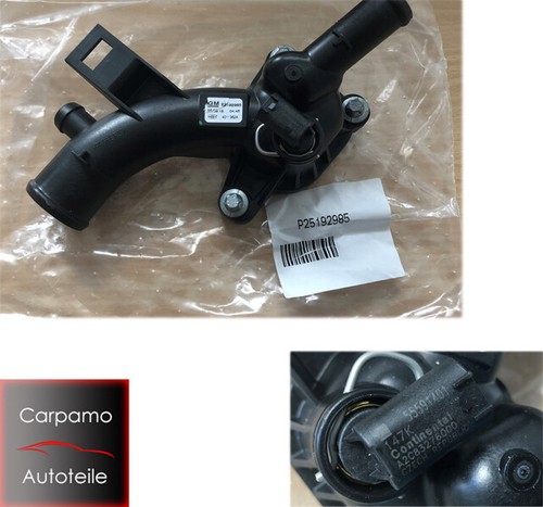 Opel Wasserflansch Adam Astra J Corsa D E Meriva B 1.2 1.4 1338487 ...