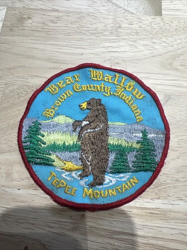 VTG Bear Wallow Brown County Indiana Tepee Mountain bear BSA Trail ...