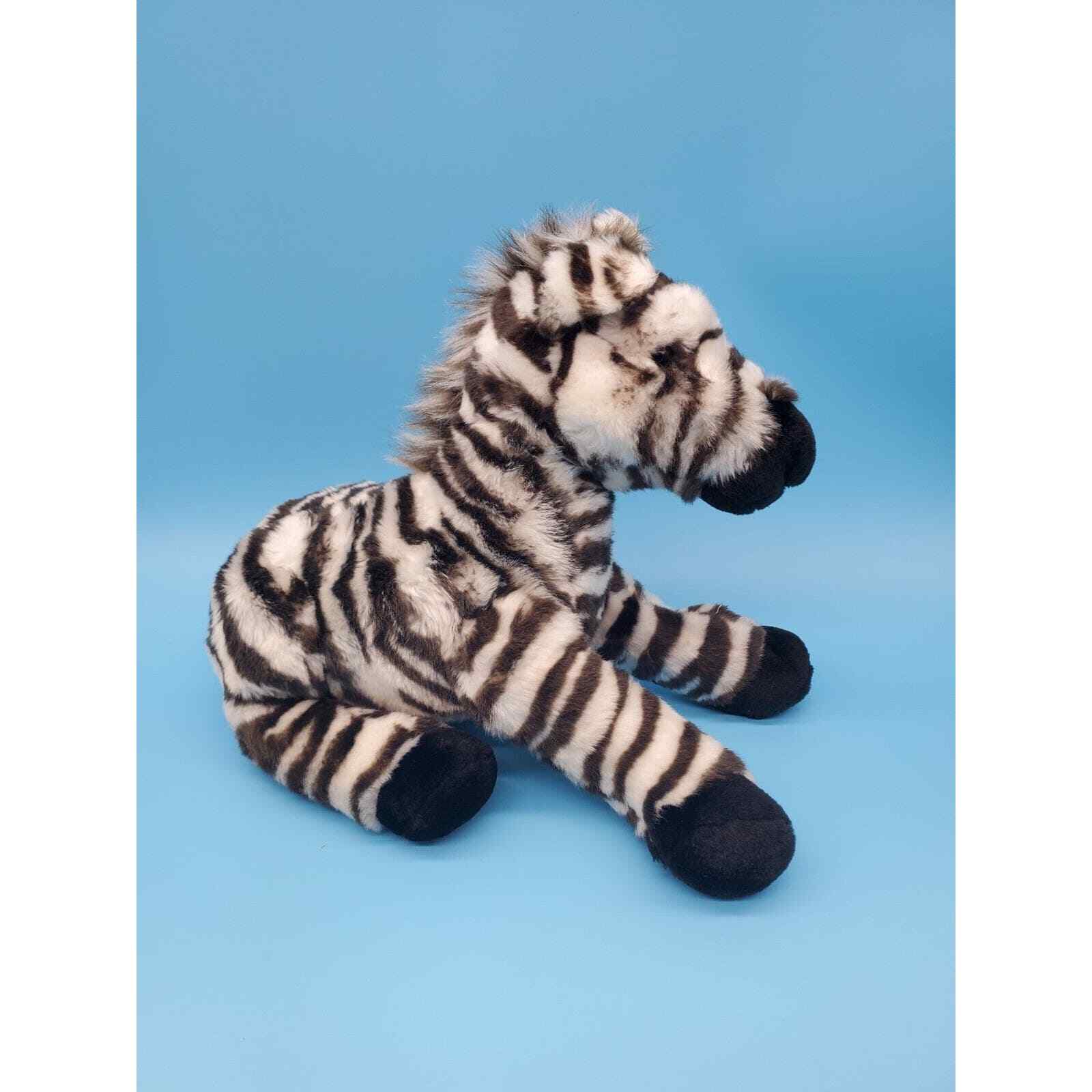 Plush Zebra Stuffed Animal Toy Realistic | eBay