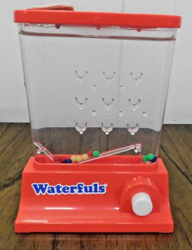 Vtg Full Size Waterfuls Tic Tac Toe Water Pressure Game 8" tall by ...