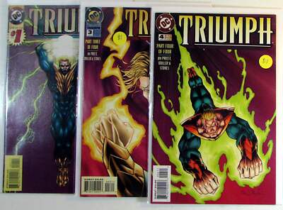 Triumph Lot of 3 #1, 3, 4 DC Comics (1995) NM- 1st Print Comic Books | eBay