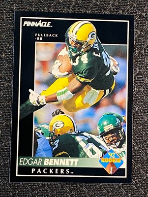 Edgar Bennett 1992 Pinnacle #323 Green Bay Packers RC Rookie Card SB ...