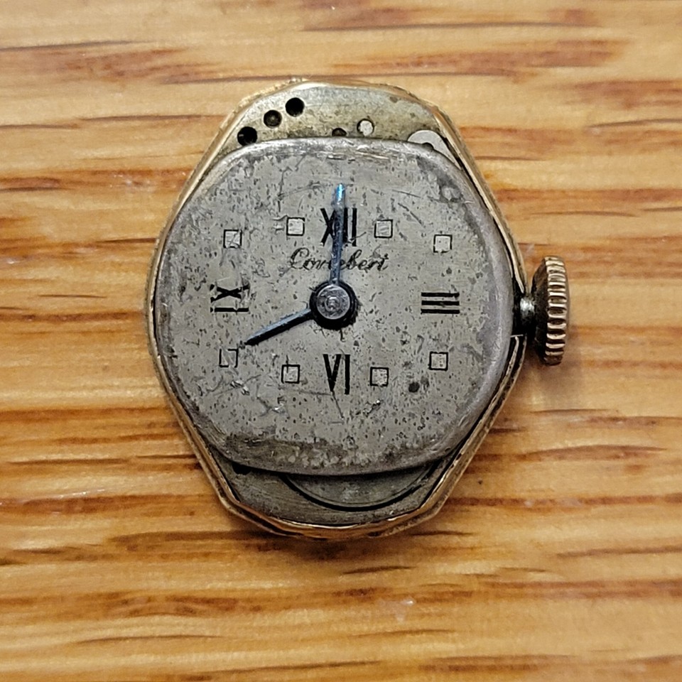 Cortebert Ladies Watch, 14K Gold Case, 17 Jewels 1.2 grams 14K Gold ...