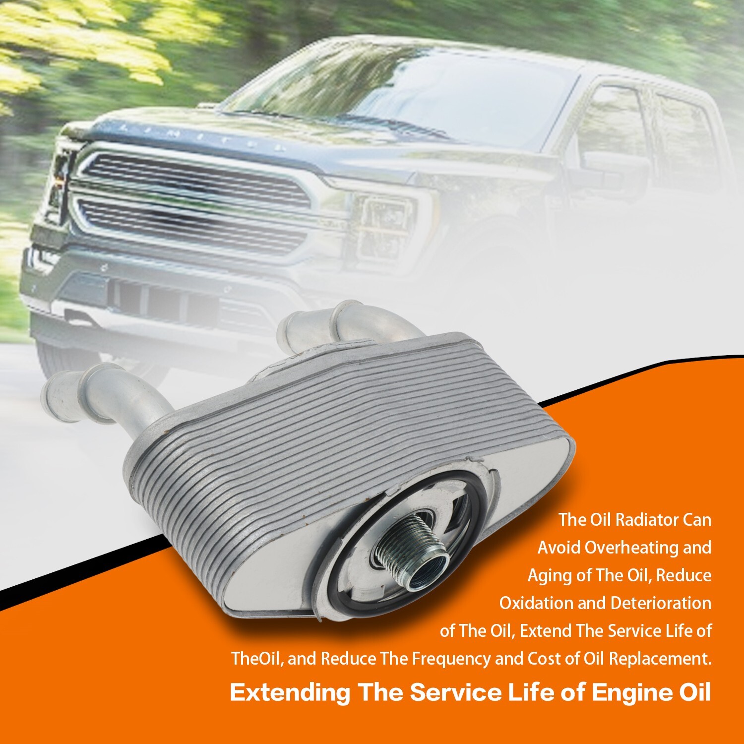 Engine Oil Cooler Includes Seal Gasket Bolt Fit for 2011-2023 Ford F ...