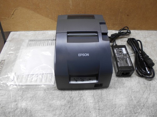 Epson TM-U220B Receipt Printer with Power Supply & CD Ethernet M188B | eBay