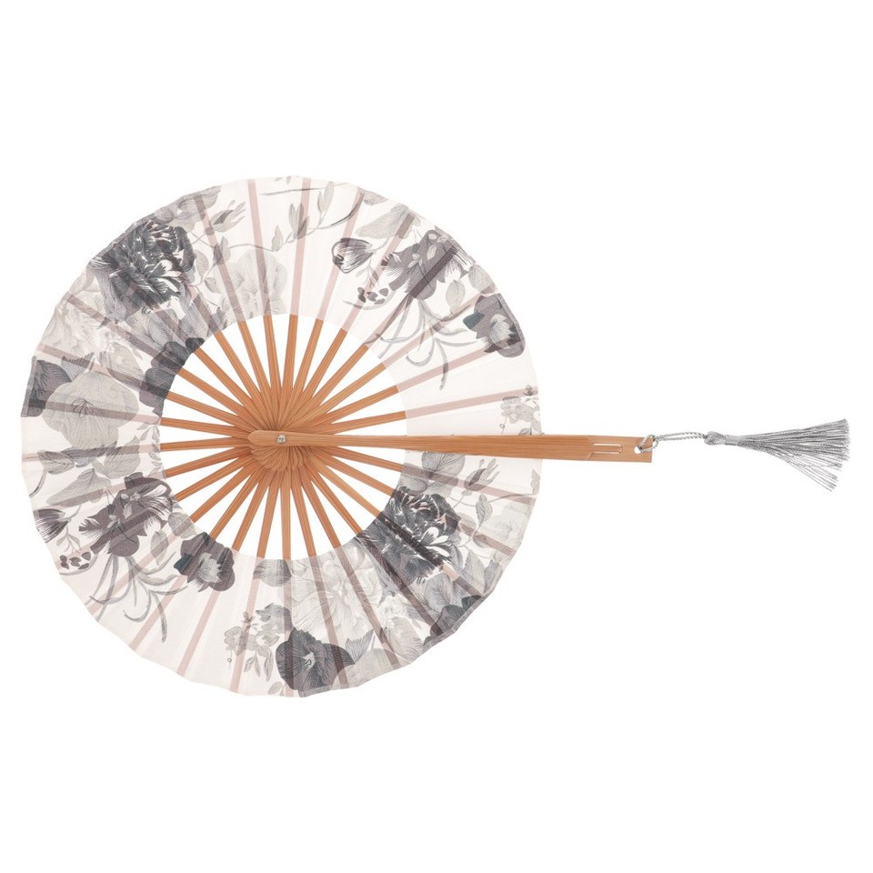 Traditional Round Fan Classical Dancing Prop Portable Foldable Fan for ...