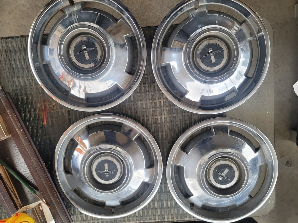 1965 Chevrolet Monza Corvair, Vintage, OEM, Hubcaps / Wheel Covers set ...