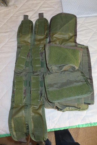 PARACLETE LARGE VEST PANEL MEDICAL AMMO MOLLE SMOKE GREEN PARTS ONLY NM ...