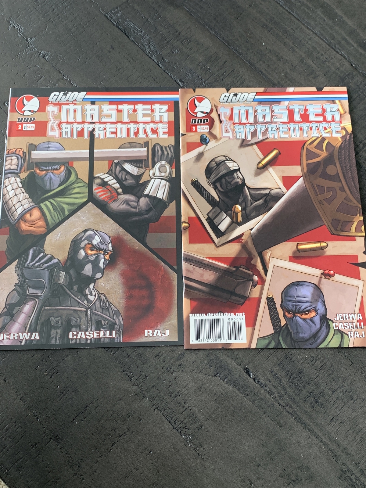 G.I. Joe DDP Comic Lot Master & Apprentice 2 , 3 Snake Eyes Storm ...