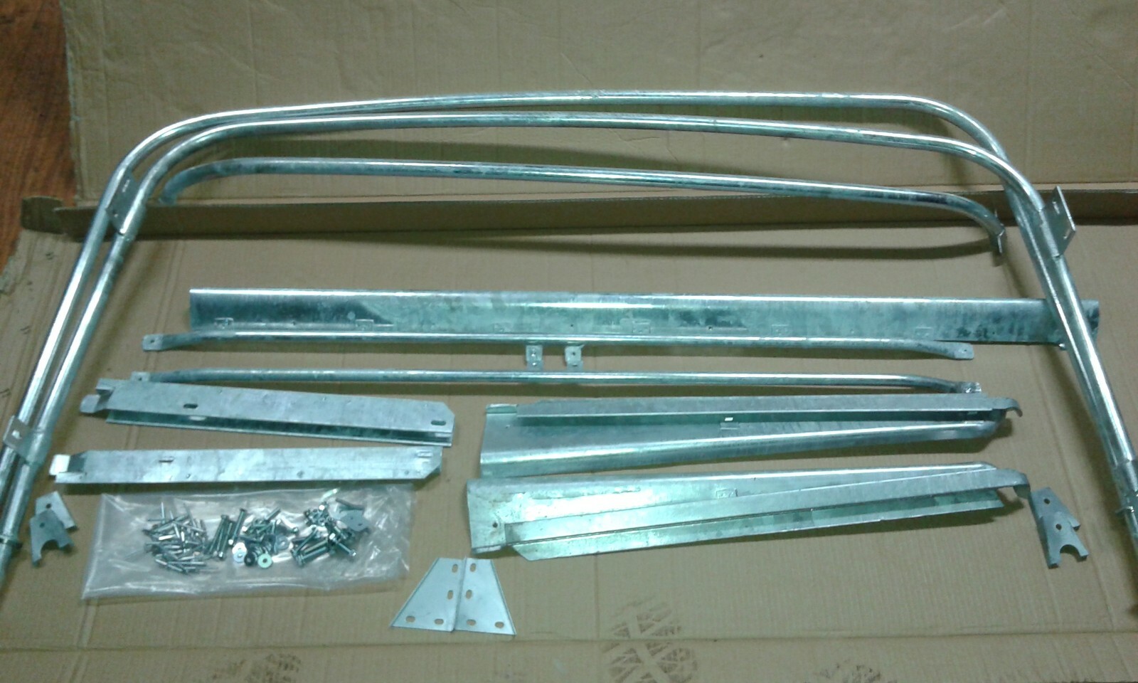 LAND ROVER SERIES 2 2A 3 SWB GALVANISED HOOD HOOP STICK SET KIT 88 ...