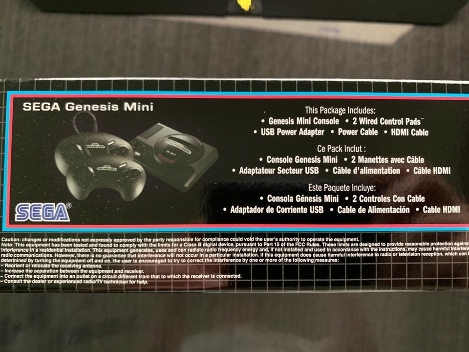 SEGA GENESIS Mini By SEGA Console 42 GAMES 30 Years Anniversary 2019 ...