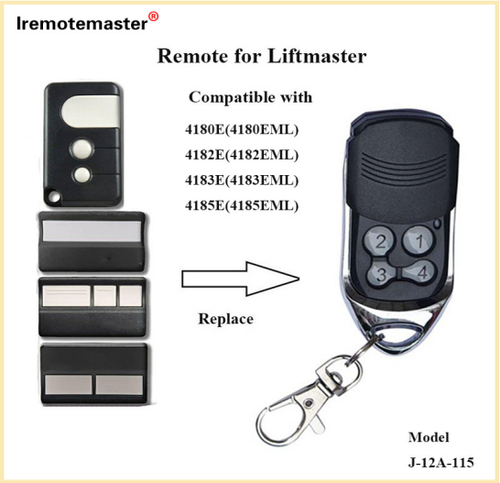 For Chamberlain Liftmaster 4180E 4182E 4183E 5E Garage Gate Door Remote ...