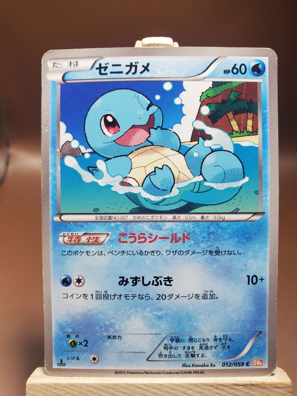 HP Squirtle 012/059 BW6 1st Ed Freeze Bolt Japanese Pokemon Card | eBay