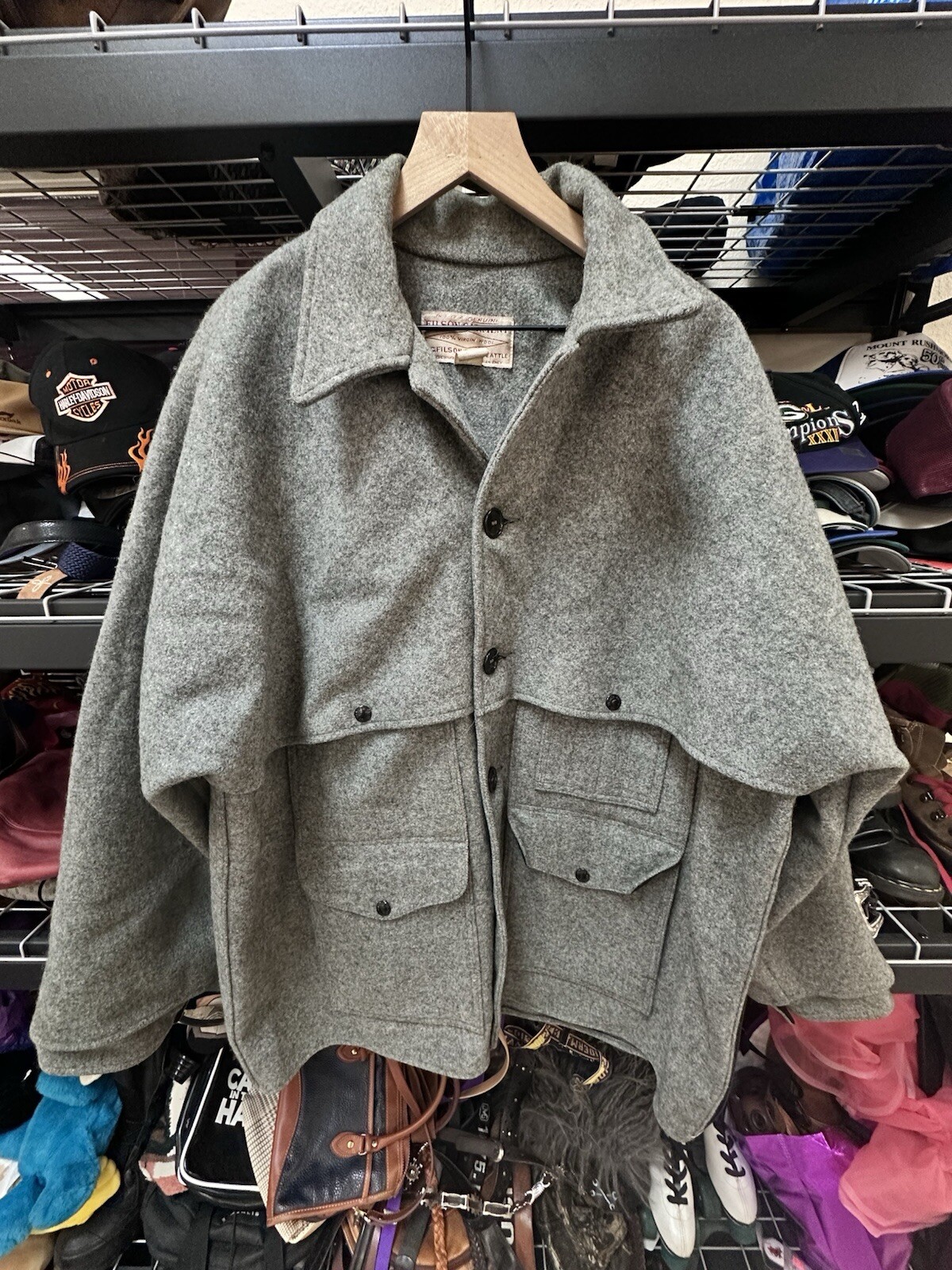 Men’s CC Filson Hunting Mackinaw Cruiser Heavy Wool C… - Gem