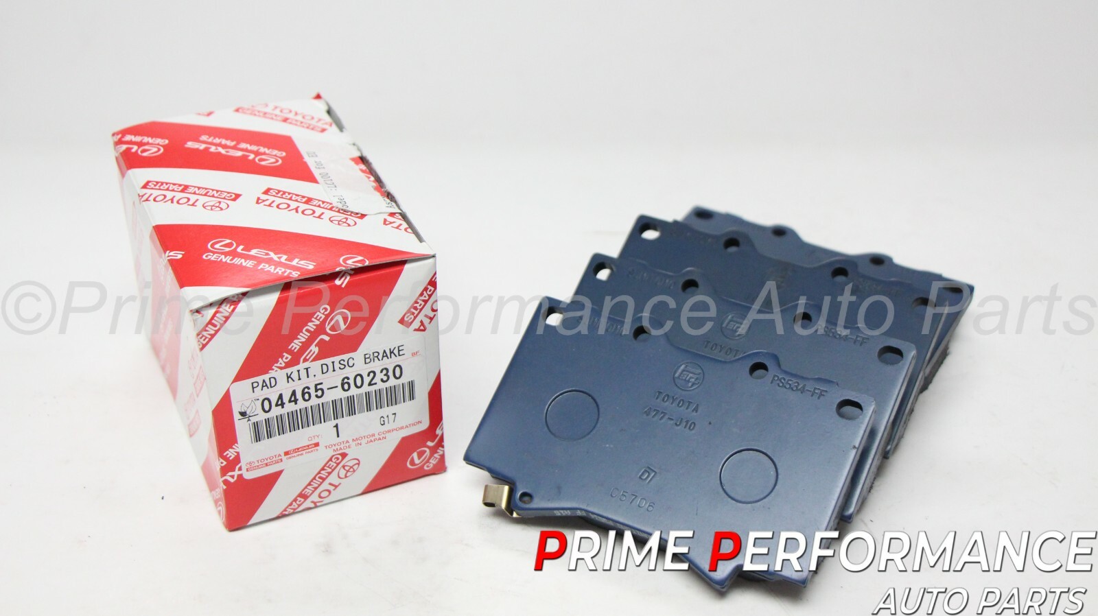 Toyota Land Cruiser Lexus LX470 2003-2007 Genuine Front Brake Pads ...