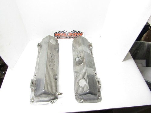 FORD MOTORSPORT 351 CLEVELAND VALVE COVERS WITH OILERS | eBay