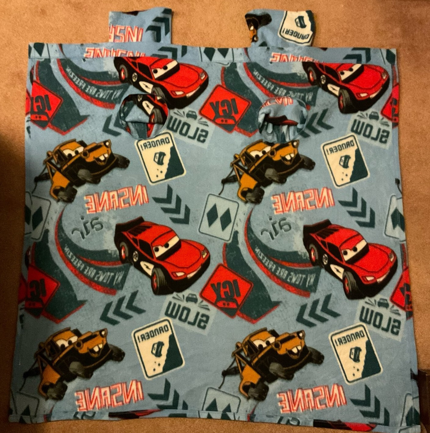 Disney Pixar Cars Snuggie - Kids Wearable Blanket w/ Sleeves ...