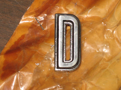 NOS Mopar 1967-68 Dodge B-body & C-body letter D | eBay