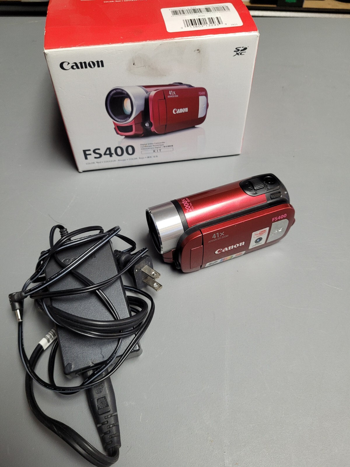 Canon FS400 2000x Digital/41x Advanced ZOOM Flash Memory Camcorder With ...