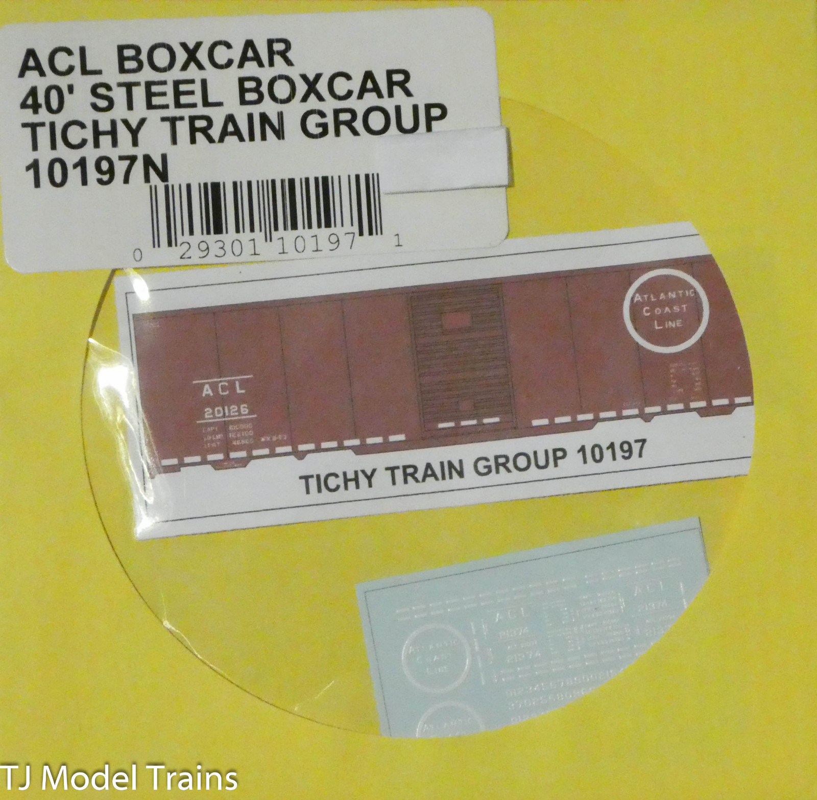 Tichy Train Group N #10197N ACL Boxcar 40' Steel Boxcar (Decal) | eBay