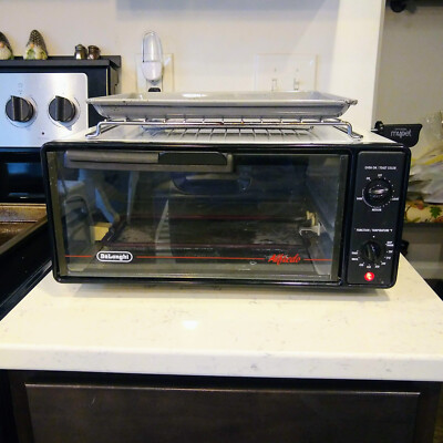 Delonghi Alfredo Toaster Oven Broiler w/ Tray Italy Made 1300 Watts ...