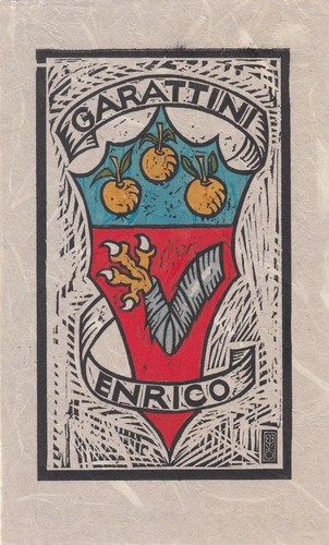 Exlibris Bookplate Coupe Jacob Buser-Kobler 1884-1945 Garattini ...