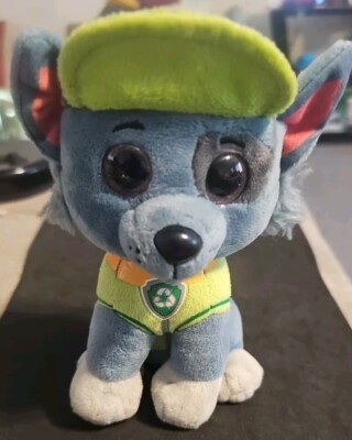 Ty Beanie Boos Paw Patrol Rocky plush puppy dog Nick Jr stuffed animal ...
