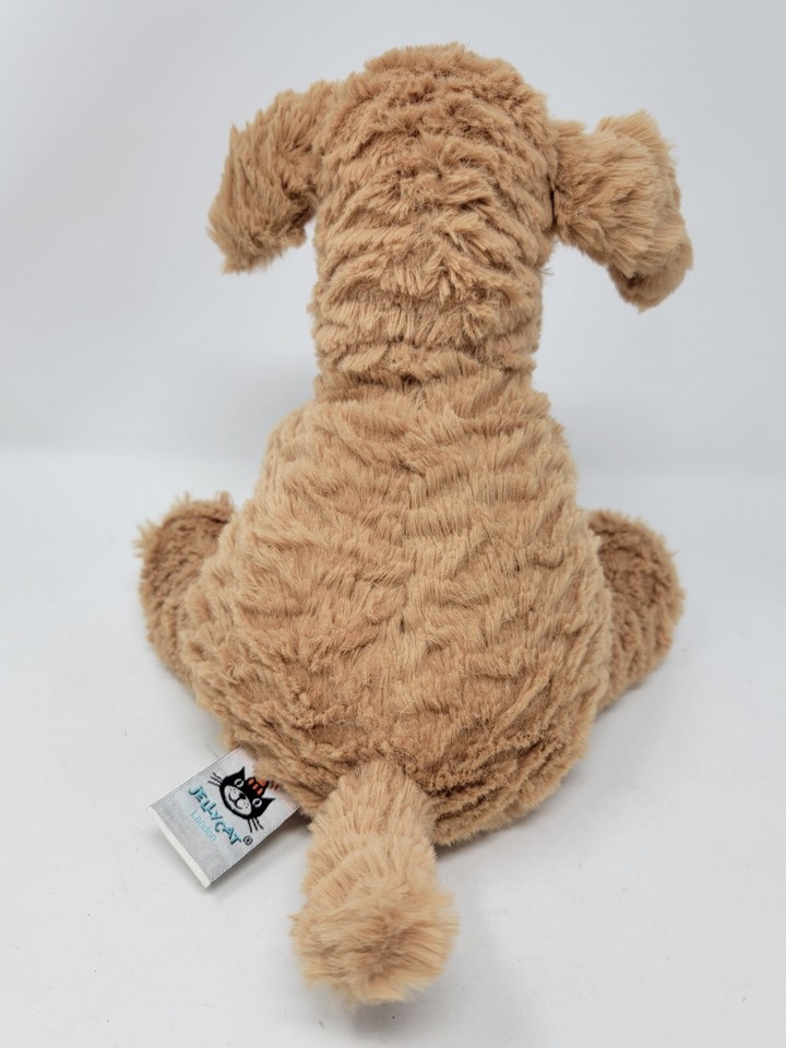 Jellycat Fuddlewuddle Puppy Dog 8" Plush Tan Golden Brown Stuffed ...